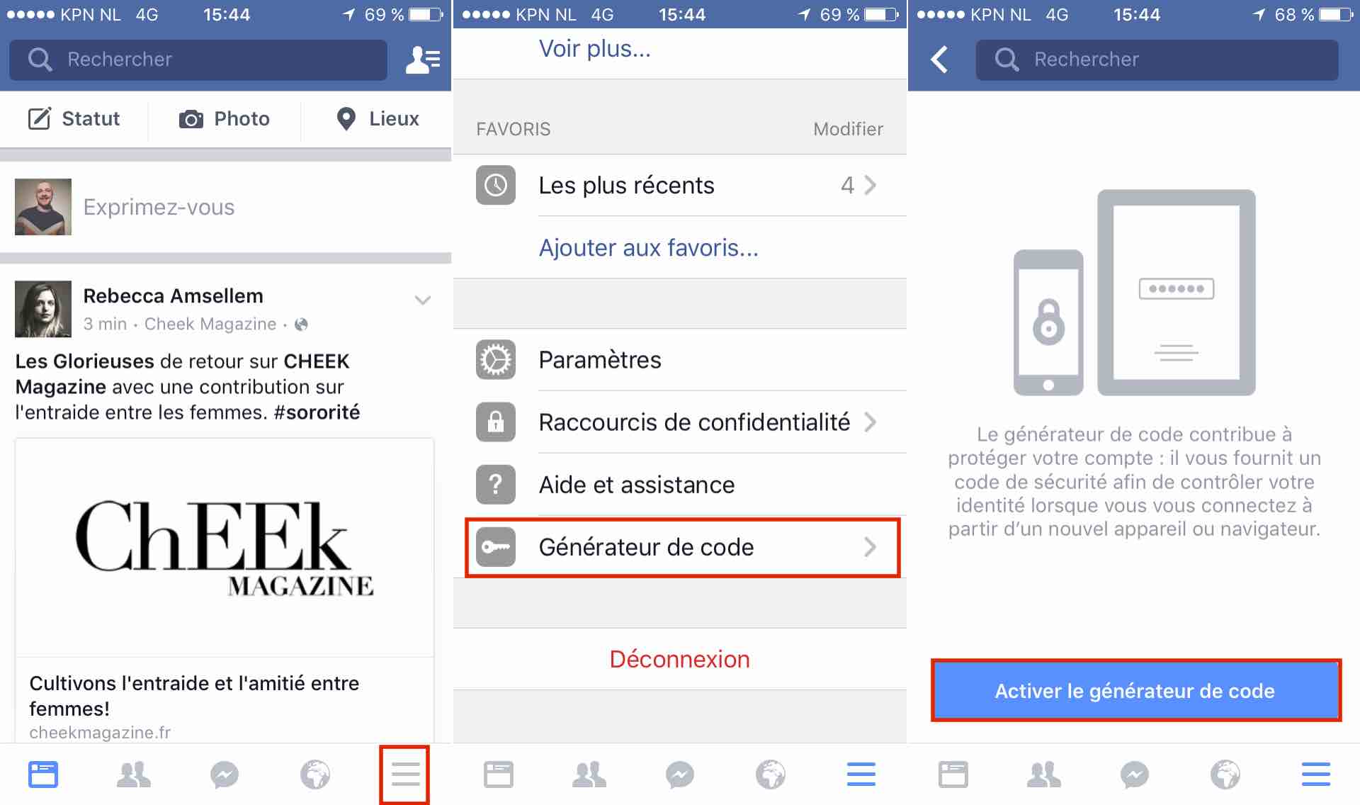 Facebook : comment activer la double authentification pour plus de sécurité