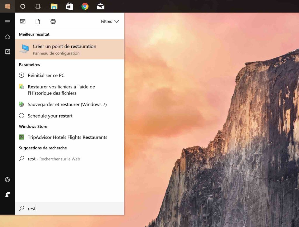 Windows 10 : comment restaurer le système à partir d'un point de ...
